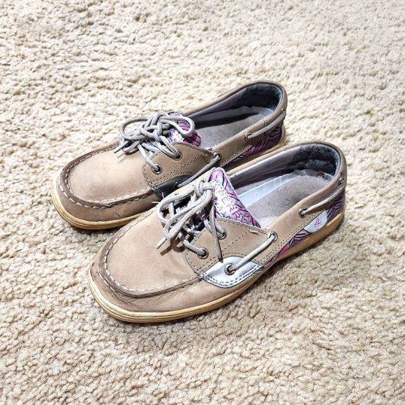 Sperry | Shoes | Girls Sperry Topsider Boat Shoes Size 3 Classic ...
